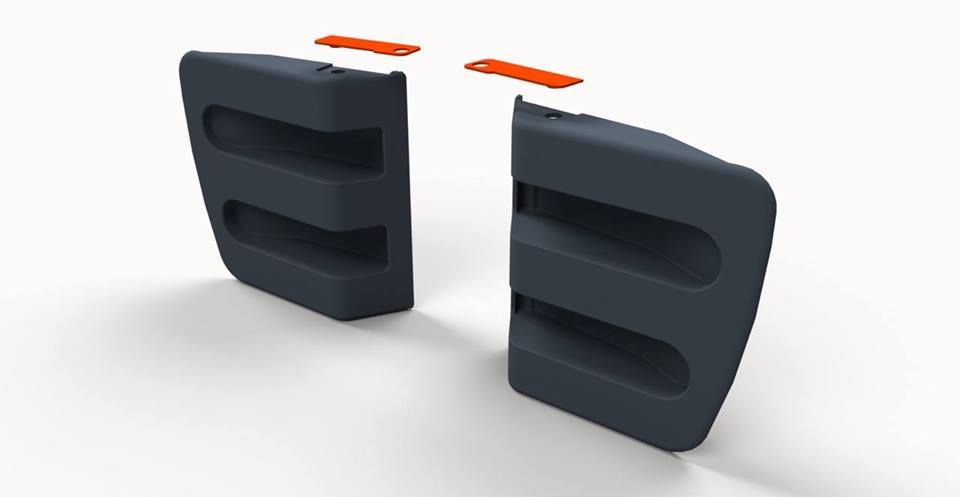 MKIV Supra - TRD Style Rear Bumper Garnish/Pods – AutoExtrude