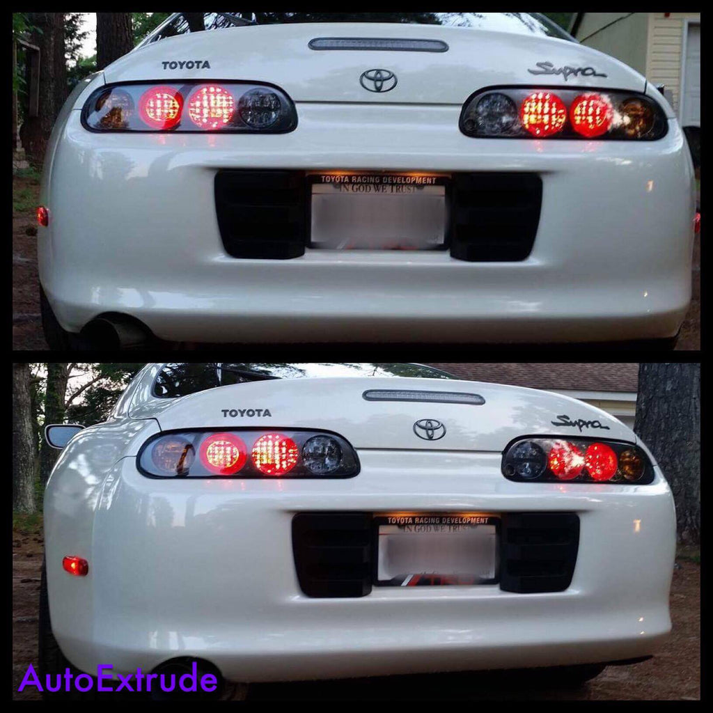 MKIV Supra - TRD Style Rear Bumper Garnish/Pods – AutoExtrude